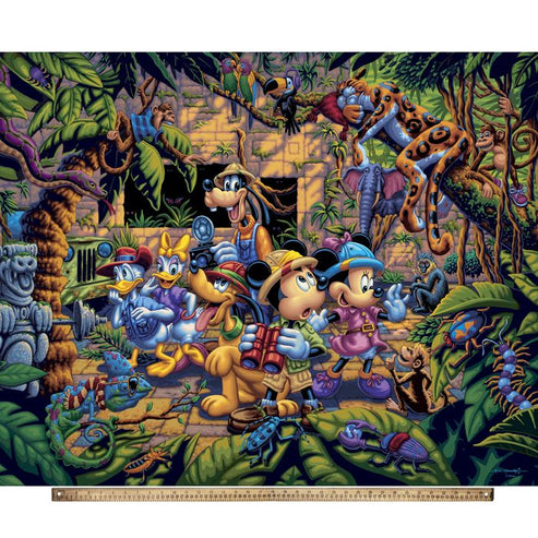 Disney Panel - Disney Exploring the Jungle - Panel 36" x 43.5” wide ...